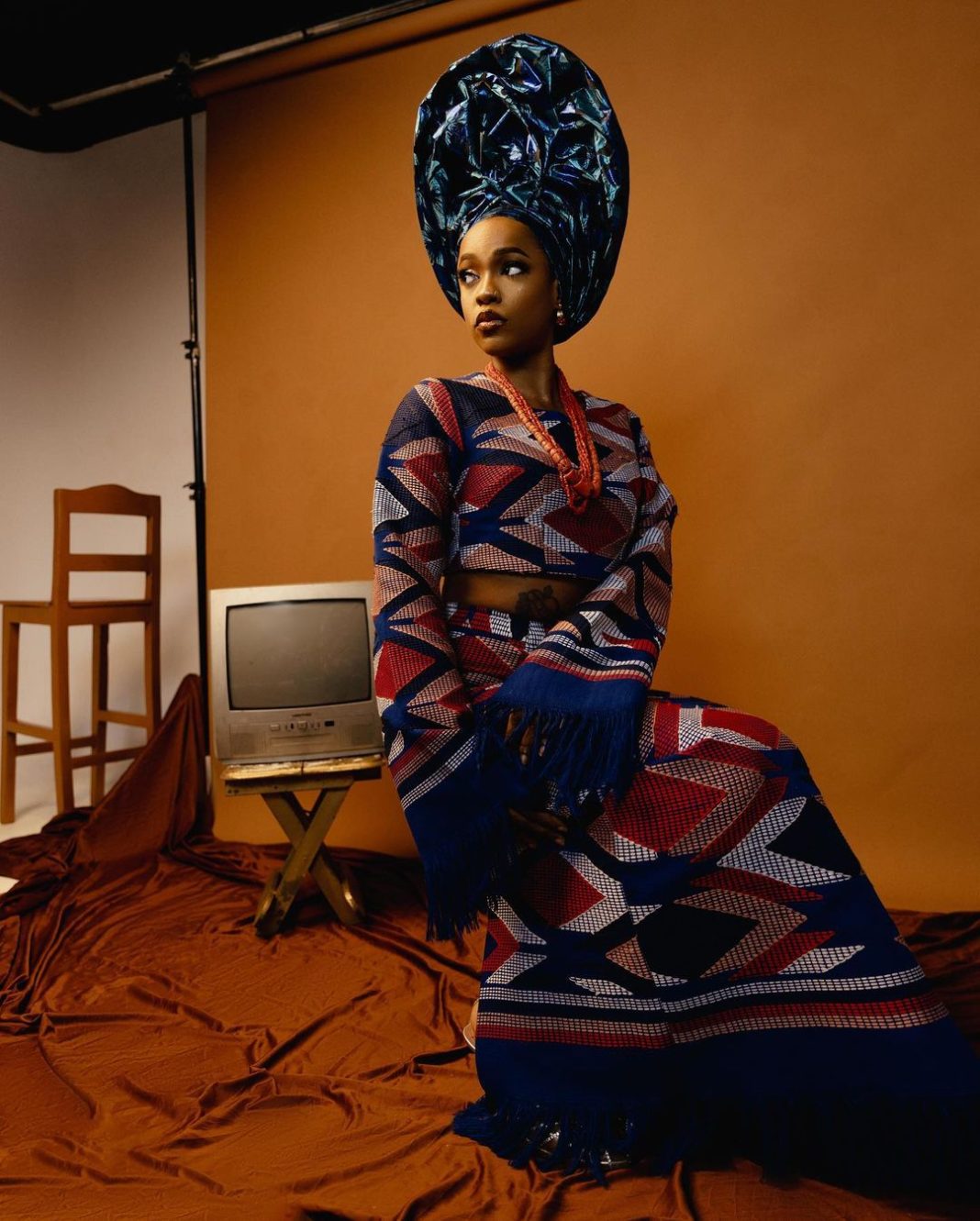 Efe Irele Exudes Stealth Luxury At The Jagun Jagun Premiere - LEURR Nigeria