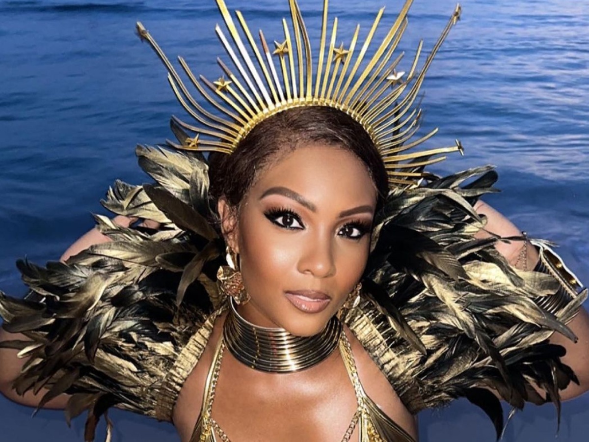 Obsessed With Osas Ighodaro's Outfit at Barbados' Crop Over Festival - LEURR Nigeria