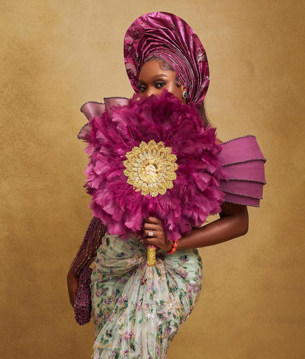 Tomike Adeoye's “Ajosepo” Look Doubles As Bridal Inspiration - LEURR ...
