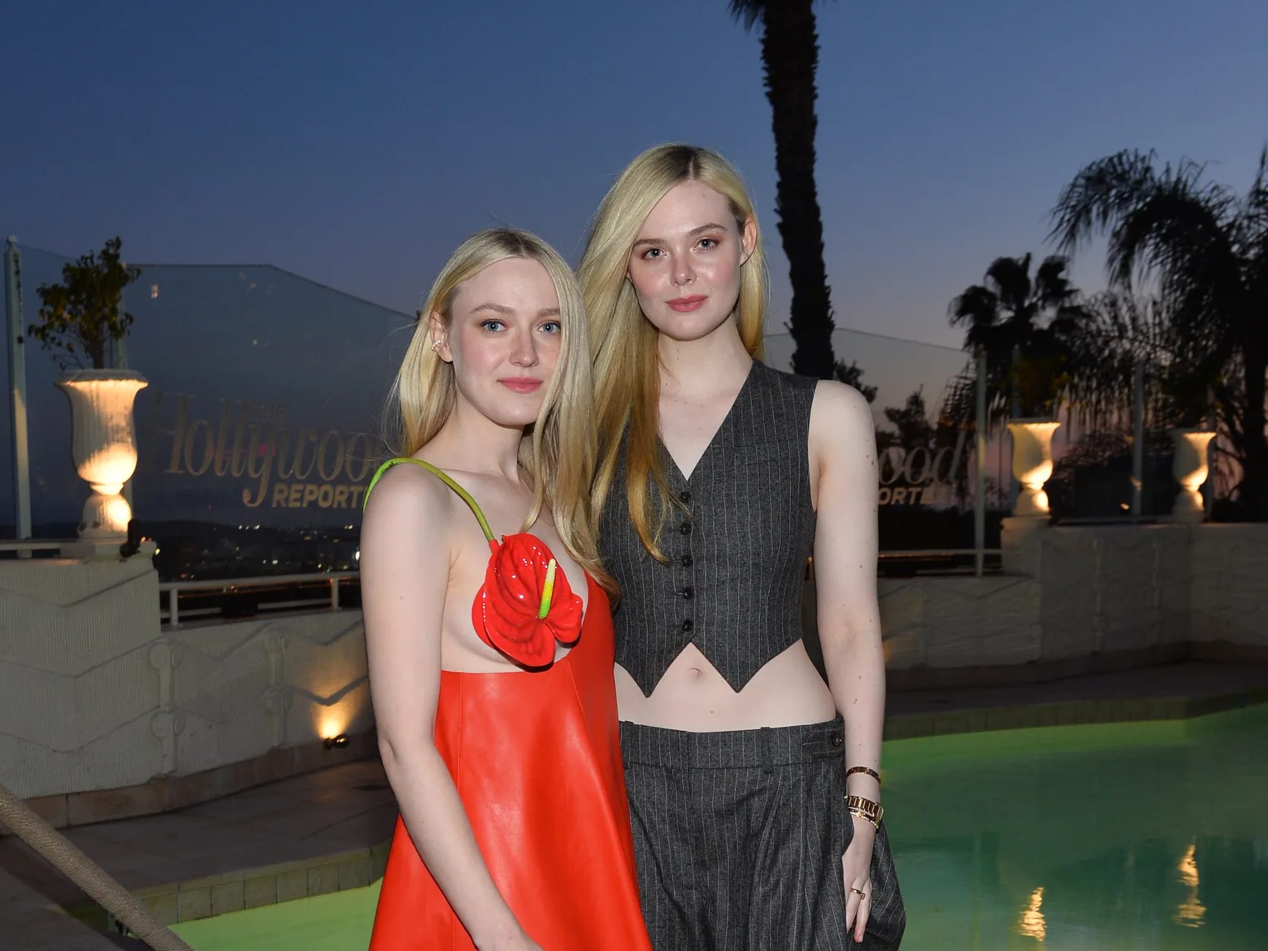 Dakota and Elle Fanning Show Off Their Differing Style Persona For a ...