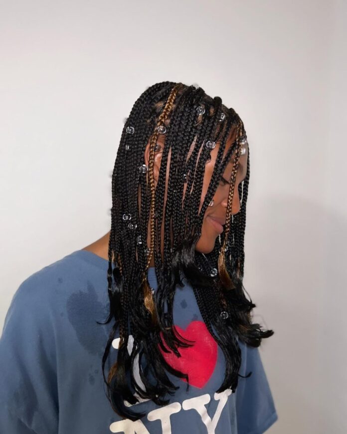 Raindrop Braids Are The Perfect Box Braid Upgrade For Summer - leurr