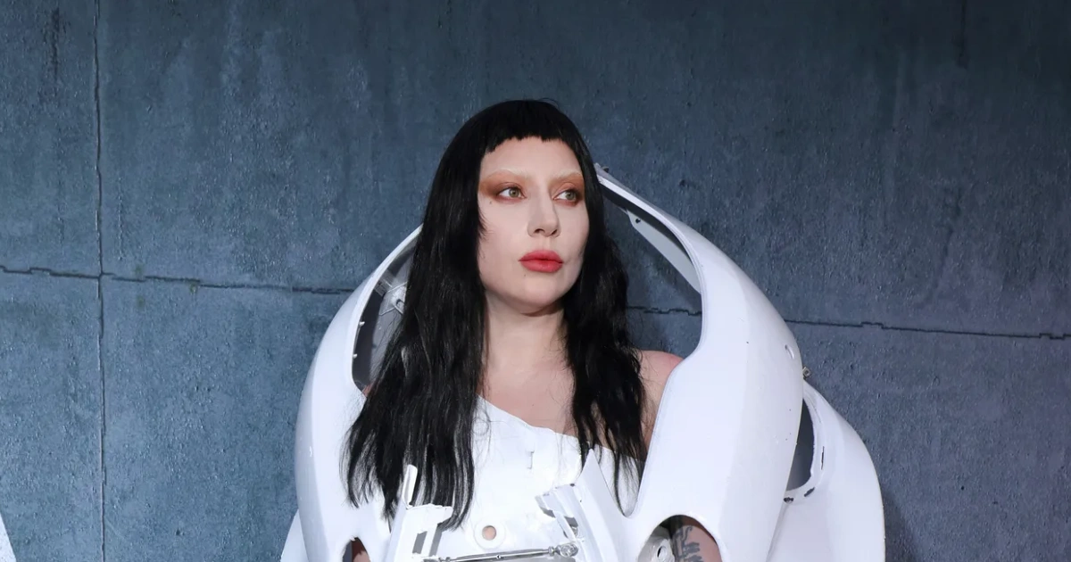 Lady Gaga Channels Robot Chic in A Mechanical “Car Part” Dress - leurr