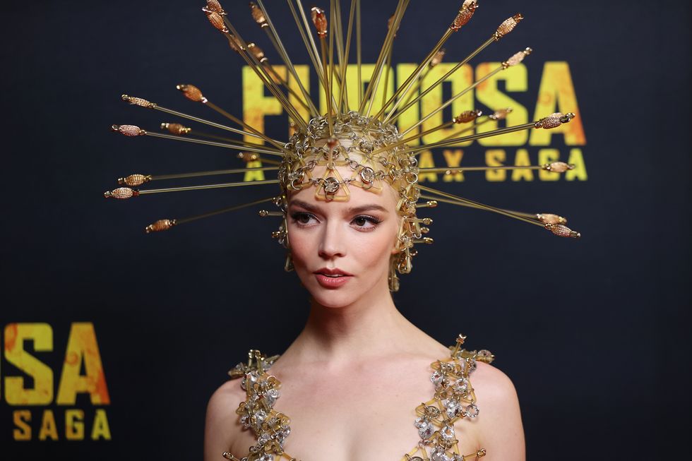Anya Taylor-Joy Turns Heads with Archival Avant-Garde Warrior Ensemble ...