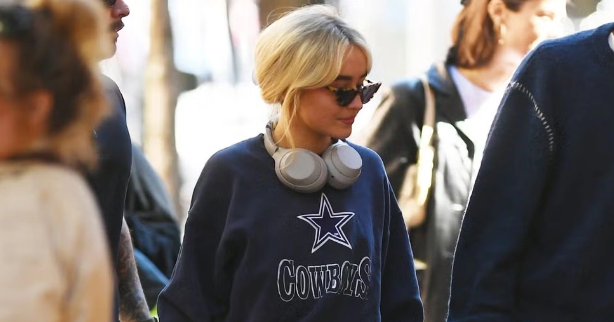 Sabrina Carpenter Dives into Dad-Core Fashion with Her Cowboys ...