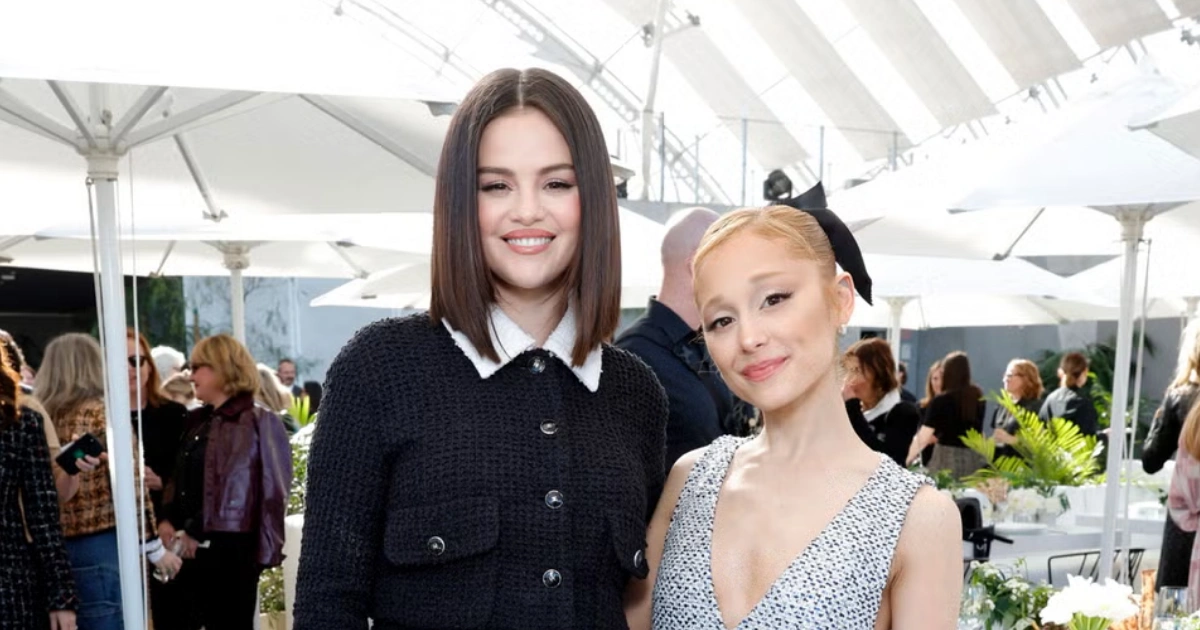 Selena and Ariana Put A Stylish Spin on Chanel’s Iconic Tweed - leurr